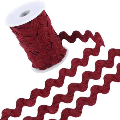 Amazon.com: GORGECRAFT 12.5 Yards Rick Rack Trim 1/2 Inch RIC Rac Dark ...