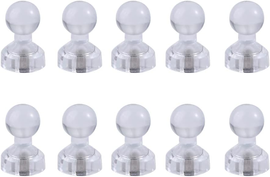 Amazon.com: 10 pcs Colorful Push Pin Magnets, Magnetic Push Pins for ...
