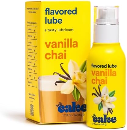 Amazon.com: Hello Cake Vanilla Chai Flavored Personal Lubricant - Water ...