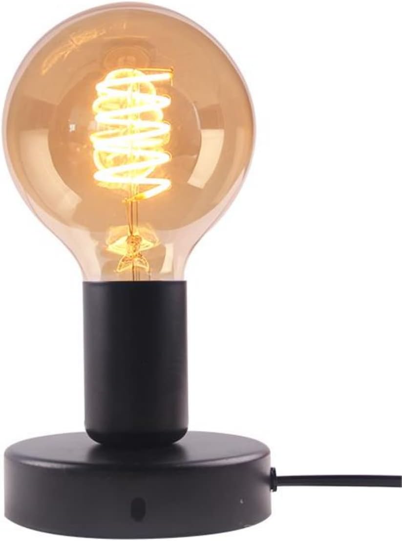 DXMKOP Industrial Table Lamp,Base E26/E27 Ceramic Base Holder, Vintage ...