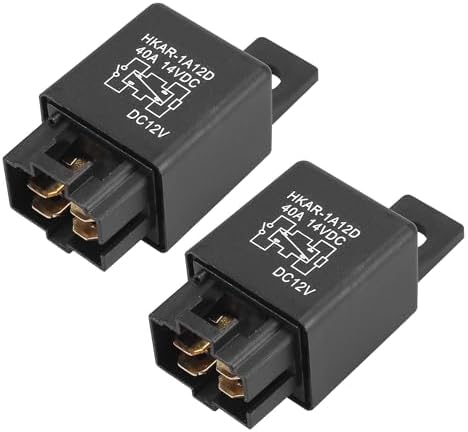 Amazon.com: 2 Pcs Z1507091/4 4 Pin DC 12V 40A Relay Truck Van ...