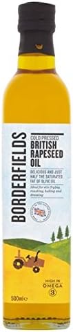 Borderfields Cold Pressed Rapeseed Oil 500ml : Amazon.co.uk: Grocery