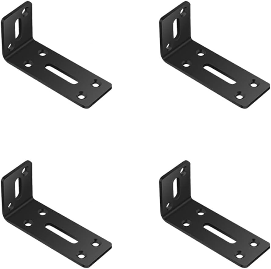 Amazon.com: Dnyta 6 Pack Shelf Bracket L-Shape Corner Brace Adjustable ...