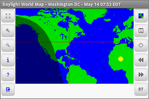 Daylight World Map - App on the Amazon Appstore