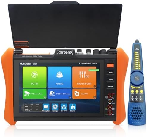Amazon.com : Rsrteng CCTV Tester 8K 32MP 12MP IP Camera Test with POE++ ...