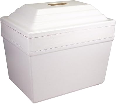 Amazon.com: Fortress Urn Vault Double in White, Urn Vault for Two ...