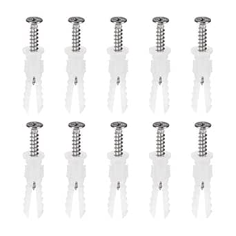 Wall Plugs, plastic expansion tube, 50pcs 6mm x 30mm Plastic Expansion ...