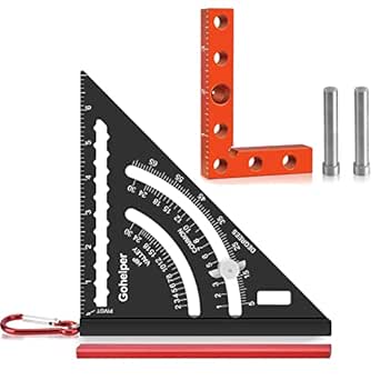 Small Square & 7 inch Carpenter Square Tool Rafter Square with ...