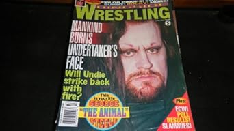 Wrestling Ringside Magazine July 1997 Mankind Burns Undertaker's Face ...