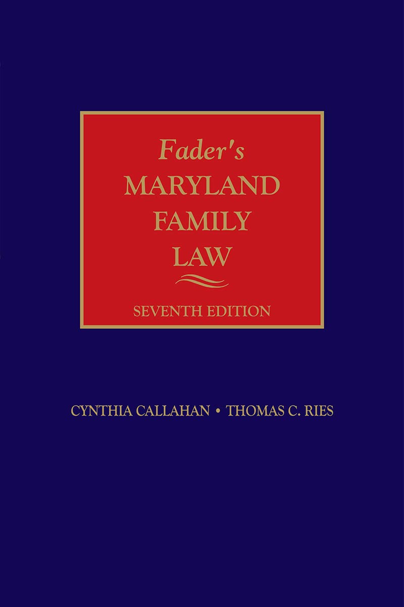 Fader's Maryland Family Law 7th Edition - Kindle edition by LexisNexis ...