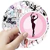 Amazon.com: MUYINGZHUO Ballet Stickers, 50PCs Dancing Stickers, Vinyl ...
