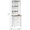Amazon.com: Sauder Cottage Road Engineered Wood Storage Tower in White ...