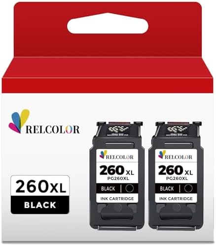 Amazon.com: 260XL Black Compatible Ink Cartridge Replacement for Canon ...