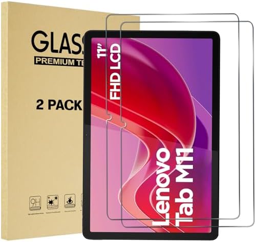 ProCase 2 Pack Screen Protector for Lenovo Tab M11 2024, Tempered Glass ...