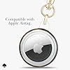 Amazon.com: kate spade new york AirTag Holder with Gold Ring Clip ...