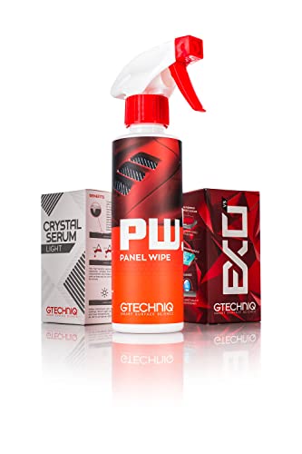 The Rag Company Gtechniq - EXOv5 + Panel Wipe + Crystal Serum Light ...