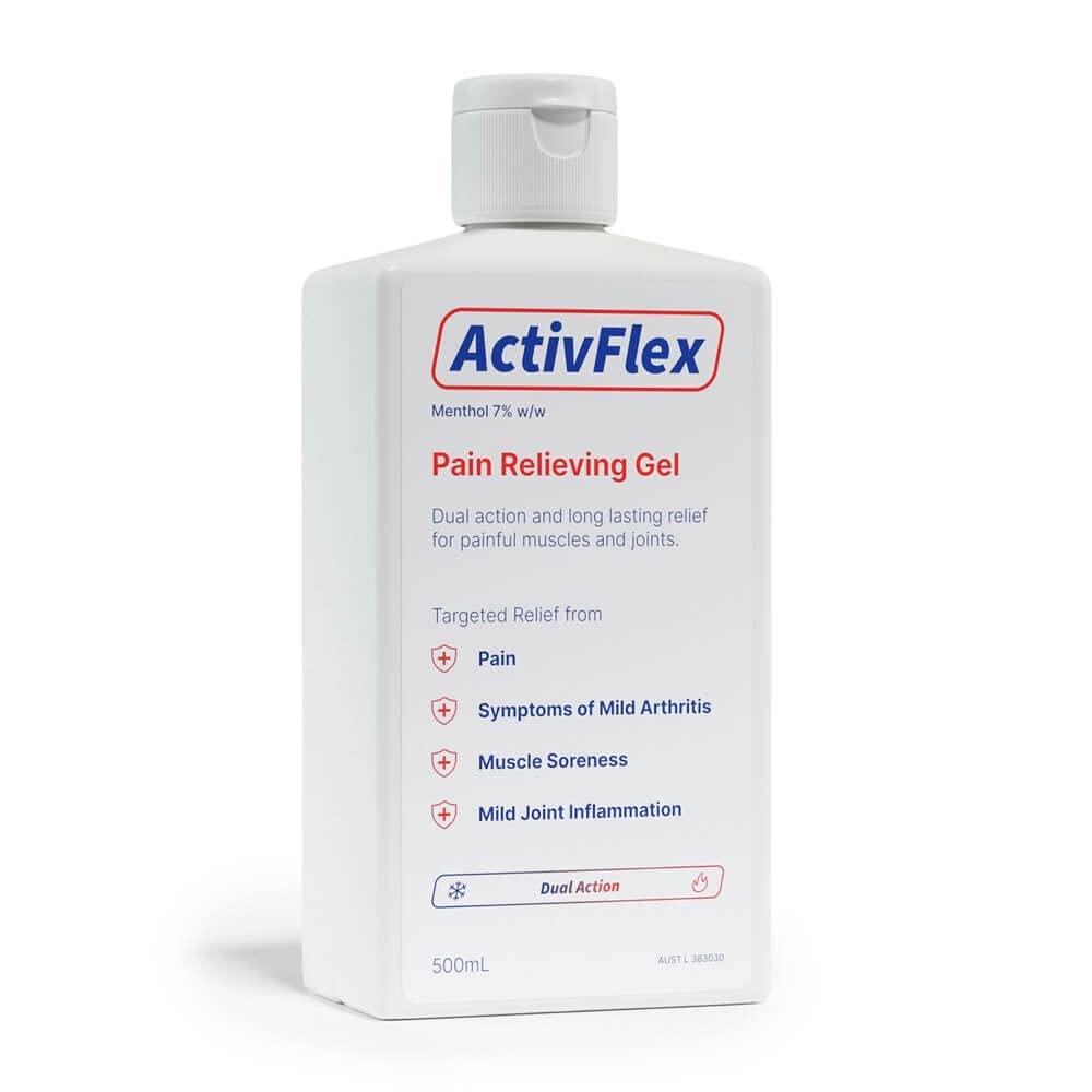 ActivFlex Pain Relieving Gel 500ml (Flexall 454 Alternative) Menthol 7% ...
