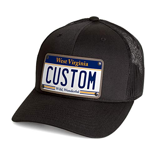 Buy CityLocs Custom License Plate Snapback Trucker Hat Printed on ...