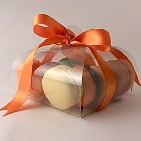 Clear macaroon box for 8 macaroons: Pack of 10 : Amazon.co.uk: Home ...