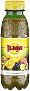 Jus de fruits Pago Cocktail Tropical multivitaminé 33cl x 12 : Amazon ...
