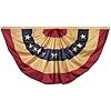 Amazon.com : ANLEY Vintage Style US National Pleated Fan Flag, 3x6 Ft ...