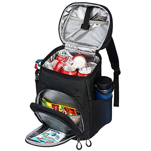 MIER Insulated Cooler Backpack Leakproof Soft Cooler for Lunch, Picnic ...