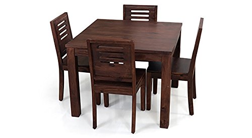 Urban Ladder Arabia Square - Capra 4 Seater Dining Table Set (Finish ...