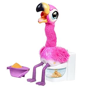 Amazon.com: Little Live Pets Gotta Go Flamingo | Interactive Plush Toy ...