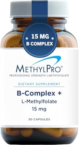 Amazon.com: MethylPro B Complex + 15mg L-Methylfolate - Professional ...