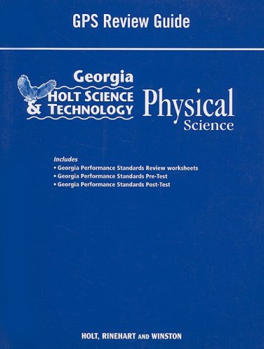 Holt Science & Technology: Life, Earth, and Physical Georgia: GPS ...