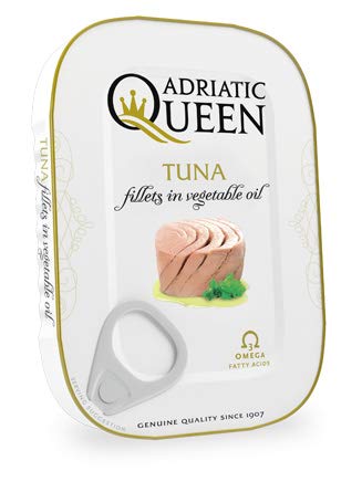 Amazon.com: ADRIATIC QUEEN Tuna Fillet in Vegetable Oil