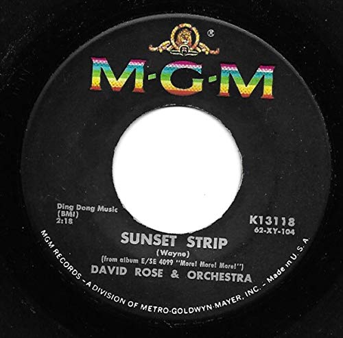 DAVID ROSE & ORCHESTRA, DAVID ROSE & ORCHESTRA - Sunset Strip - The ...