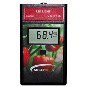 Amazon.com: Solarmeter Model 9.6G Red Light Grow Meter, Handheld ...