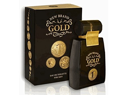 Amazon.com : New Brand Gold EDT Spray Men 3.3 oz : Eau De Toilettes ...