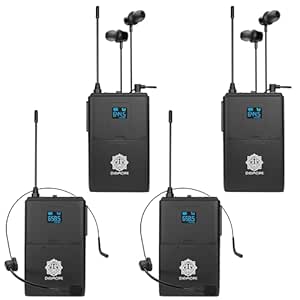 DIGIMORE Wireless Microphone System (D-1510 2Tx-2Rx) : Amazon.in: Musical Instruments