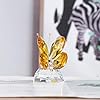 Amazon.com: Arikyrist Crystal Yellow Collectible Butterfly Statue for ...