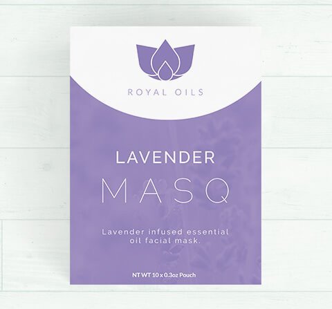 Amazon.com : Lavender MASQ-Lavender Infused Essential Oil Face Mask ...