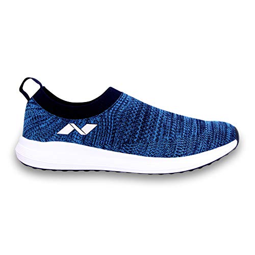 NIVIA - - Step Out & Play 967BL Mesh KNITFLEX Running Shoe - Blue, 8 ...
