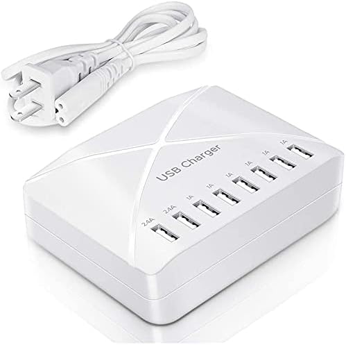 Amazon.com: USB 10 Port Desktop Portable Charging Station, Suitable for ...