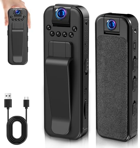 Amazon.com : Mini Body Camera 1080P HD Bodycam with Night Vision 64GB ...