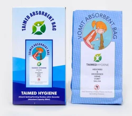 Taimed Hygiene Vomit Absorbent Bag (Pack Of 10) : Amazon.in: Home ...