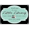 Amazon.com: Welcome Signs for Front Door Outside Book Lover Welcome to ...