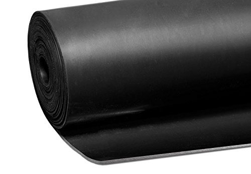 Black Rubber Skirting, 3/8in Thick x 6in Wide x 12.5ft Long: Amazon.com ...