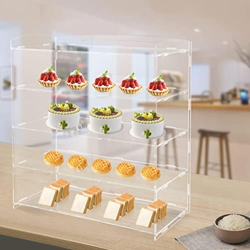 Pastry Display Case Countertop 3 Tier Acrylic Pastry Display Case ...