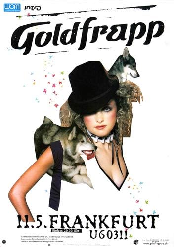 Amazon.com: Goldfrapp - Black Cherry, Frankfurt 2003 » Concert Poster ...