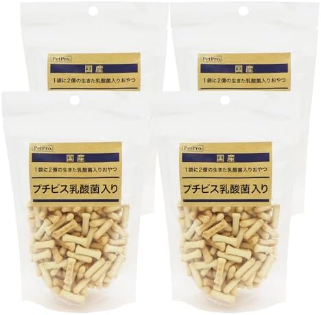 Amazon | 国産おやつ プチビス 乳酸菌入り 78g×4個入り | Pet Pro | ビスケット・クッキー・スナック 通販