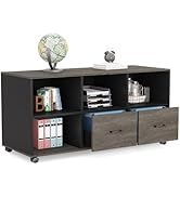 Amazon.com: Tribesigns Office Desk with Drawers Sets, 63 inches L ...
