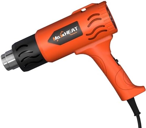 Heat Gun - Dual Protection Overload Fuse 1800W Heavy Duty Hot Air Gun 2 ...