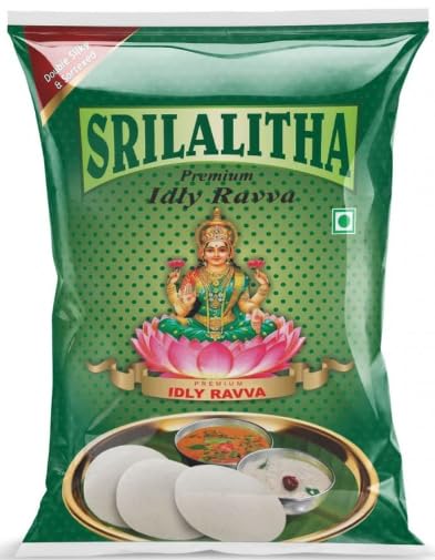 SSF | SRILALITHA PREMIUM IDLY RAVA | PACK OF 1 | 1KG | GONGURA PICKLE ...