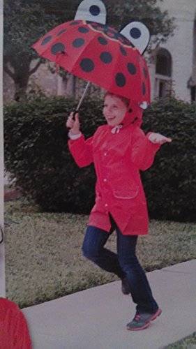 Amazon.com: Cloud Nine Kids Ladybug Raincoat and Umbrella Set ...